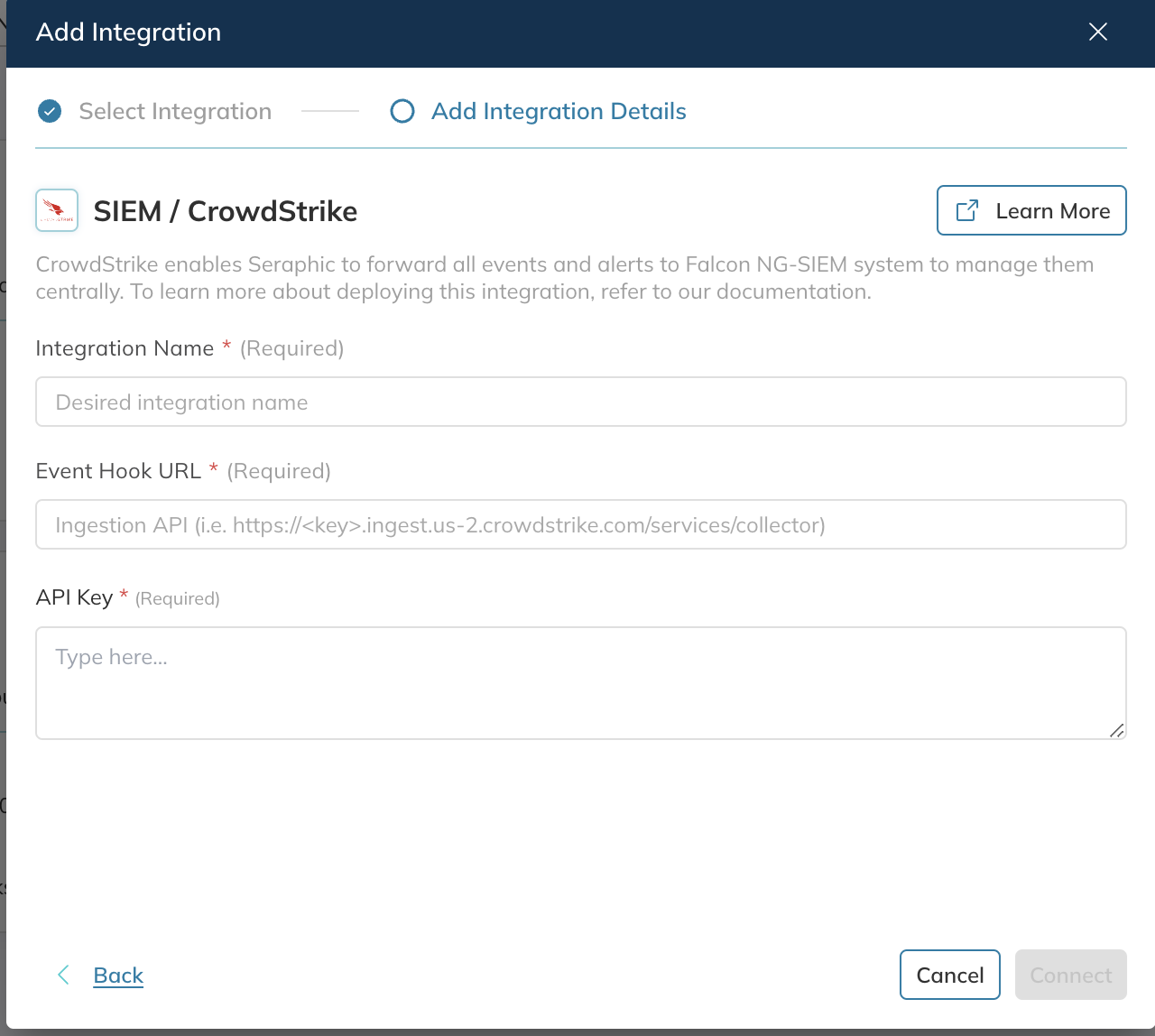 Seraphic Protect Data Connector | CrowdStrike Marketplace